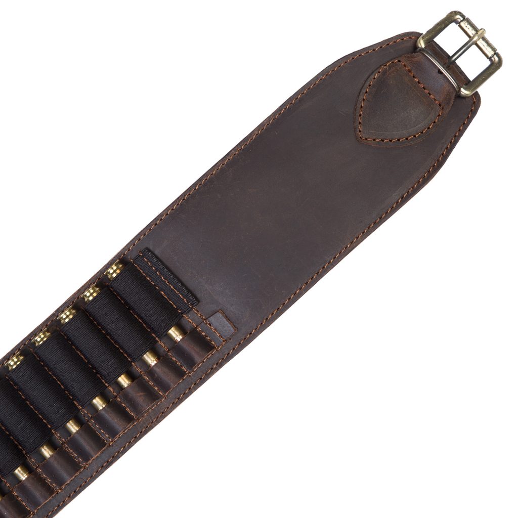 Leather Cartridge Belt for 6 caliber bullets - 30 pcs- Machiavelli Leather